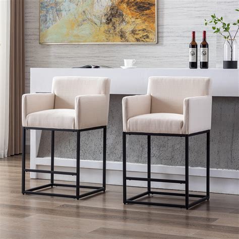 Christopher Knight Home Armga Upholstered 26 Inch Counter