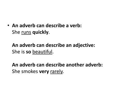 Solution Define Adverb Examples Of Adverb Studypool