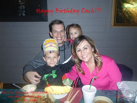 Happy Birthday Seth And Shi Chi Japanese Steakhouse