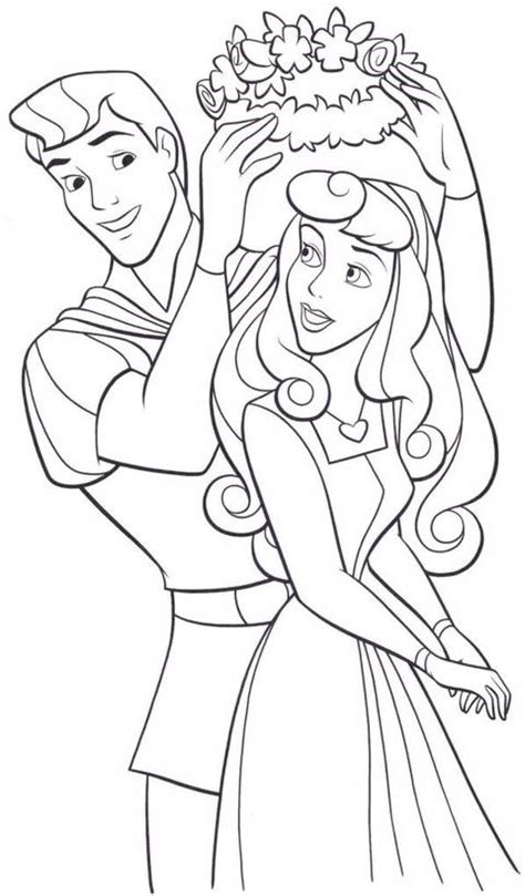 잠자는 숲 속의 공주 Aurora 오로라공주 색칠공부 컬러링 도안 Disney Princess Coloring Pages
