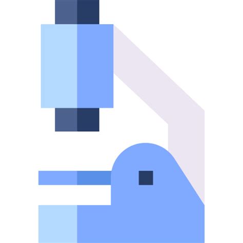 Microscope Basic Straight Flat Icon