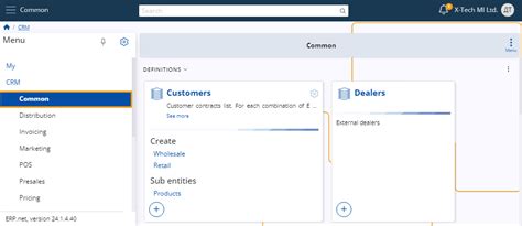 Customer Definition ERP Net Tech Docs