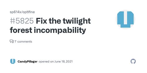 Fix The Twilight Forest Incompability · Issue 5825 · Sp614xoptifine