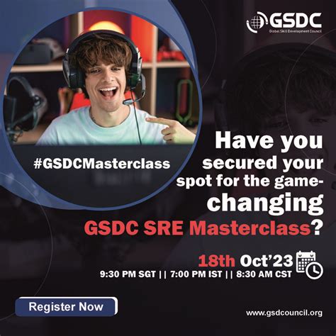 Gsdc Gsdccertified Sre Masterclass Sitereliabilityengineer