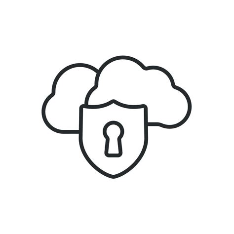 Data Cloud Security Icons Line 65343218 Vector Art At Vecteezy