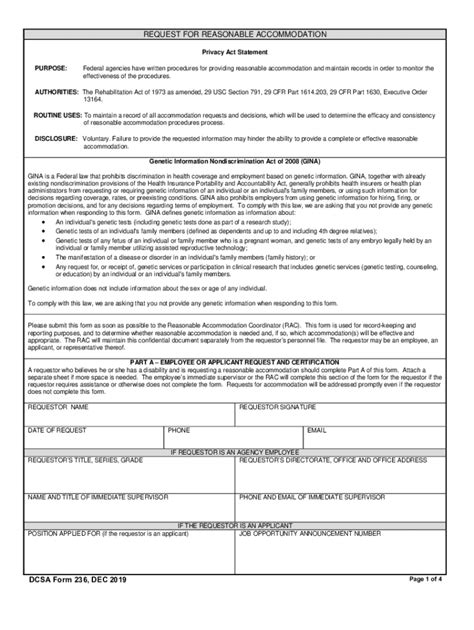 Fillable Online Dcsa Form 236 Fax Email Print Pdffiller