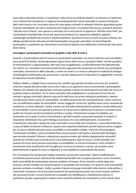 La Ricerca Qualitativa Metodologia E Tecnica Della Ricerca Sociale