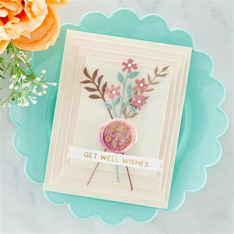 Spellbinders Scored And Pierced Rectangles Etched Dies Scrapbook