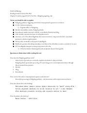 D103 Cell Bio Textbook Notes Lec 18 Docx D103 Cell Biology Reading