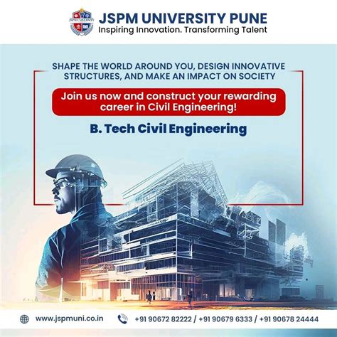 Jspm University Pune On Linkedin Civilengineering Btech