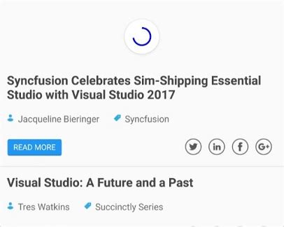 Xamarin Pull To Refresh Control Refresh UI Syncfusion