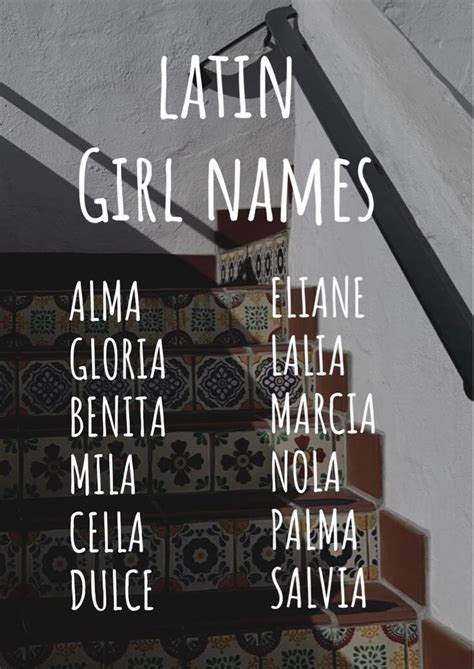 Latin Girl Names In 2023 Best Character Names Name Inspiration