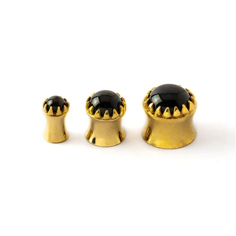 Obsidian Crown Plug In 2022 Black Obsidian Stone Obsidian Stone