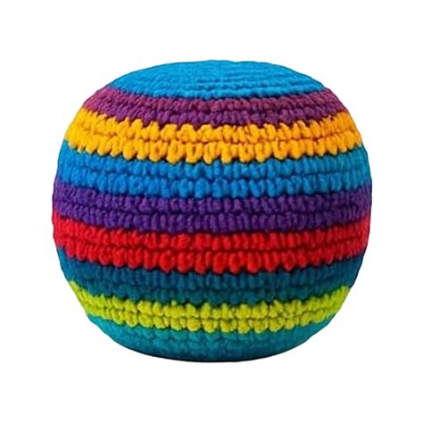Hand Knitted Hacky Bags Assorted Footbag Sacks For Juggling Indoor Outdoor Games Portable Kick