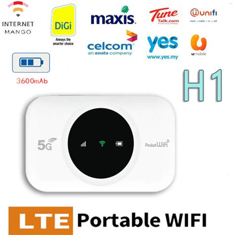 All Netcom H1 4g5g Car Wifi Unlimited Flow 3600mah Battery Long Standby Mini Modem Supports