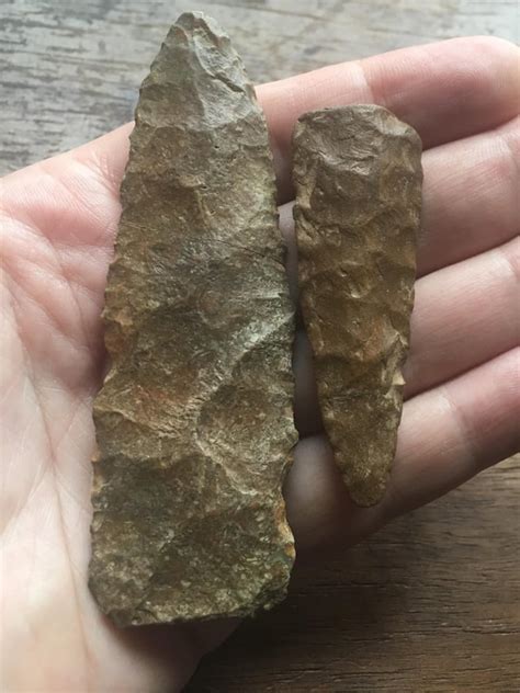 Paleolithic Points These Are Some Of My Finds I Am New To Reddit And
