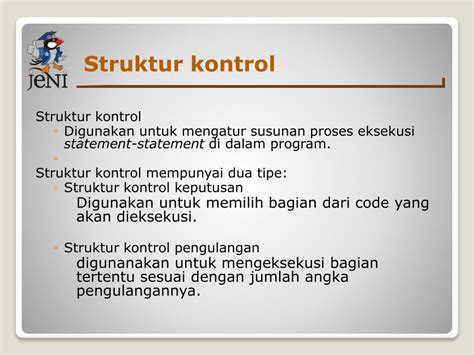 PPT Struktur Kontrol PowerPoint Presentation Free Download ID 5150132