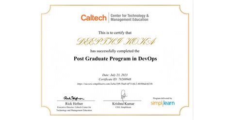 deepthi koka on linkedin post graduate program in devops deepthi