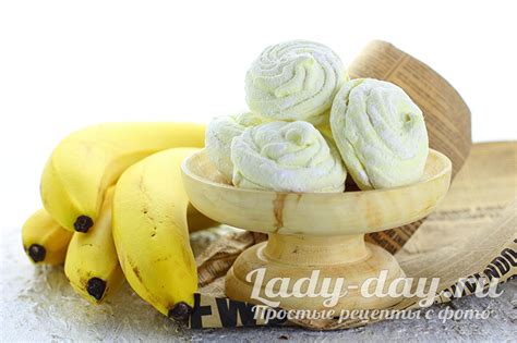 Банановый зефир в домашних условиях с агар агаром