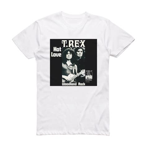 T Rex Hot Love Album Cover T Shirt White Album Cover T Shirts