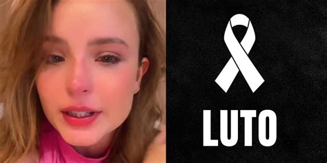 Larissa Manoela em prantos após morte de atriz de anos