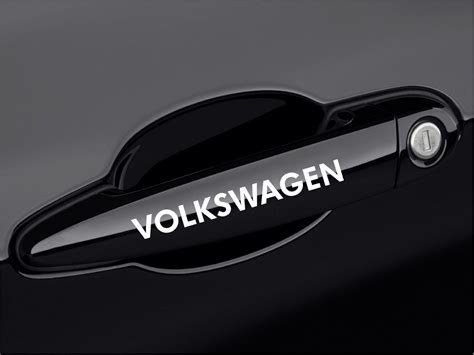 Volkswagen Gti R Golf Eos Jetta Passat Door Handle Decal Sticker Emblem Logo W Jetta A4 Fotos