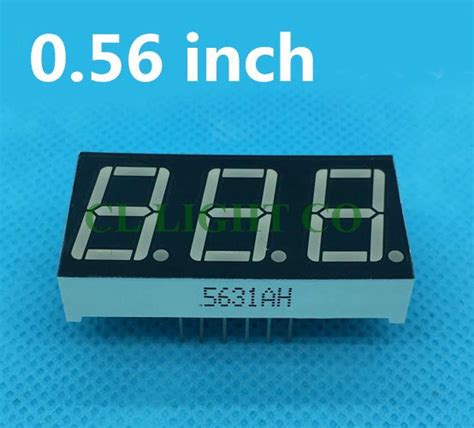 20pcs Common Anode Red 3 Digit Led Display Module Grandado