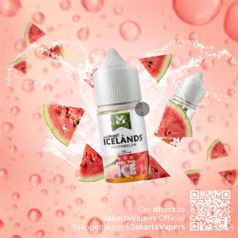 Jual Icelands Watermelon Salt Nic 30ml By Move Juice Liquid Iceland