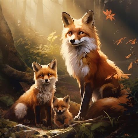 Imagens De Animais Geradores De Inteligência Artificial Psd Premium