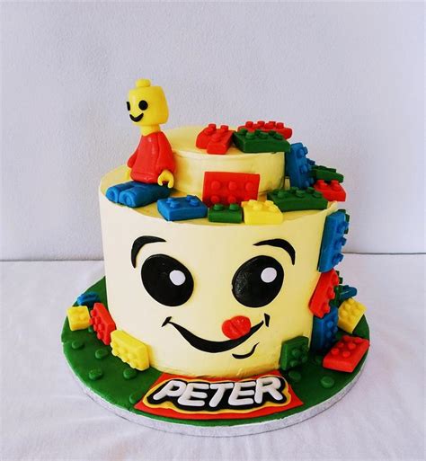 Lego Cake Decorated Cake By Alenascakes Cakesdecor