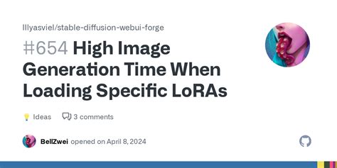 High Image Generation Time When Loading Specific Loras · Lllyasviel