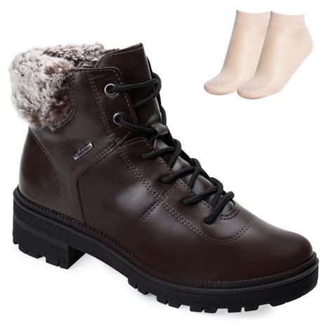 Bota Fashion Coturno Detalhe Pelo Dakota Feminino Promotop