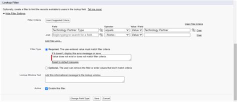 Salesforce Lookup Fields With A Filter The Marks Group Small
