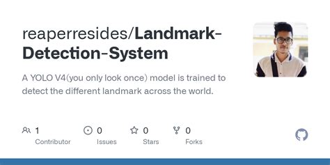 GitHub Reaperresides Landmark Detection System A YOLO V You Only Look Once Model Is Trained