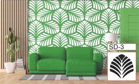 Mb Foil White Decorative Wall Stencils Packaging Type Packet At Rs 40