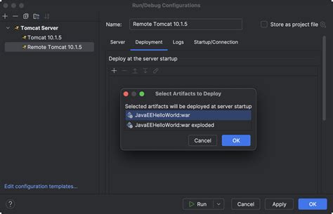 教程：您的第一个 Jakarta Ee 应用程序 Intellij Idea 文档