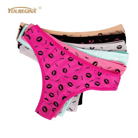 Youregina Underwear Women Sexy Briefs Ladies Panties Woman Thongs