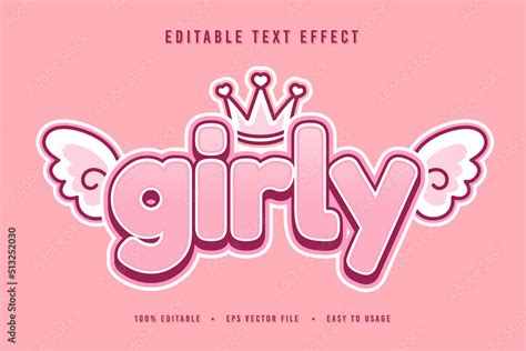 Decorative Girly Font And Alphabet Vector Stock Vector Adobe Stock