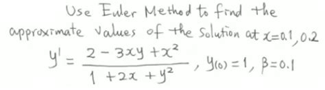 Solved Hello Please Solve This Problem About Differential Chegg