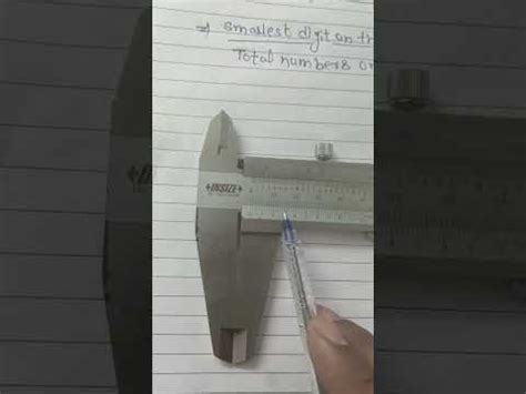How To Calculate The Least Count Of Vernier Caliper YouTube