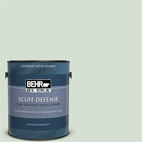 Behr Ultra 1 Gal S400 2 Comforting Green Extra Durable Satin Enamel