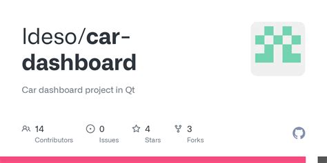 GitHub Ldeso Car Dashboard Car Dashboard Project In Qt