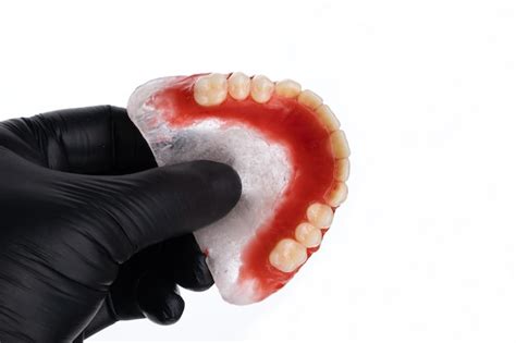 Premium Photo Occlusal View Of Waxed Upper Complete Denture Test Base