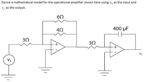 solved derive a mathematical model for the operational