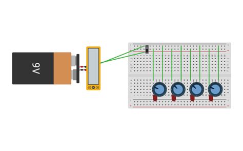 Circuit Design 9v Light Complex Tinkercad