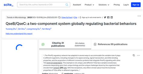Qsebqsec A Two Component System Globally Regulating Bacterial Behaviors