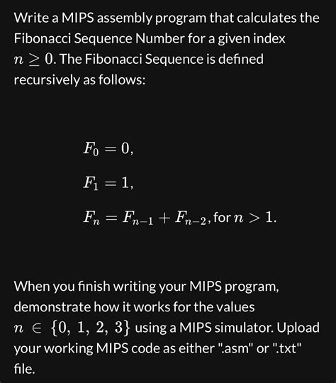 Solved Write A MIPS Assembly Program That Calculates The Chegg