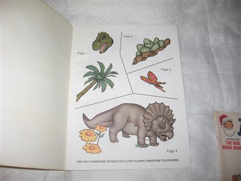 Vintage 1997 The Lost World Jurassic Park Sticker Book Etsy