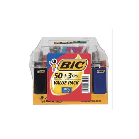 Mini Bic Lighter 50ct