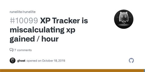 xp tracker is miscalculating xp gained hour · issue 10099 · runelite